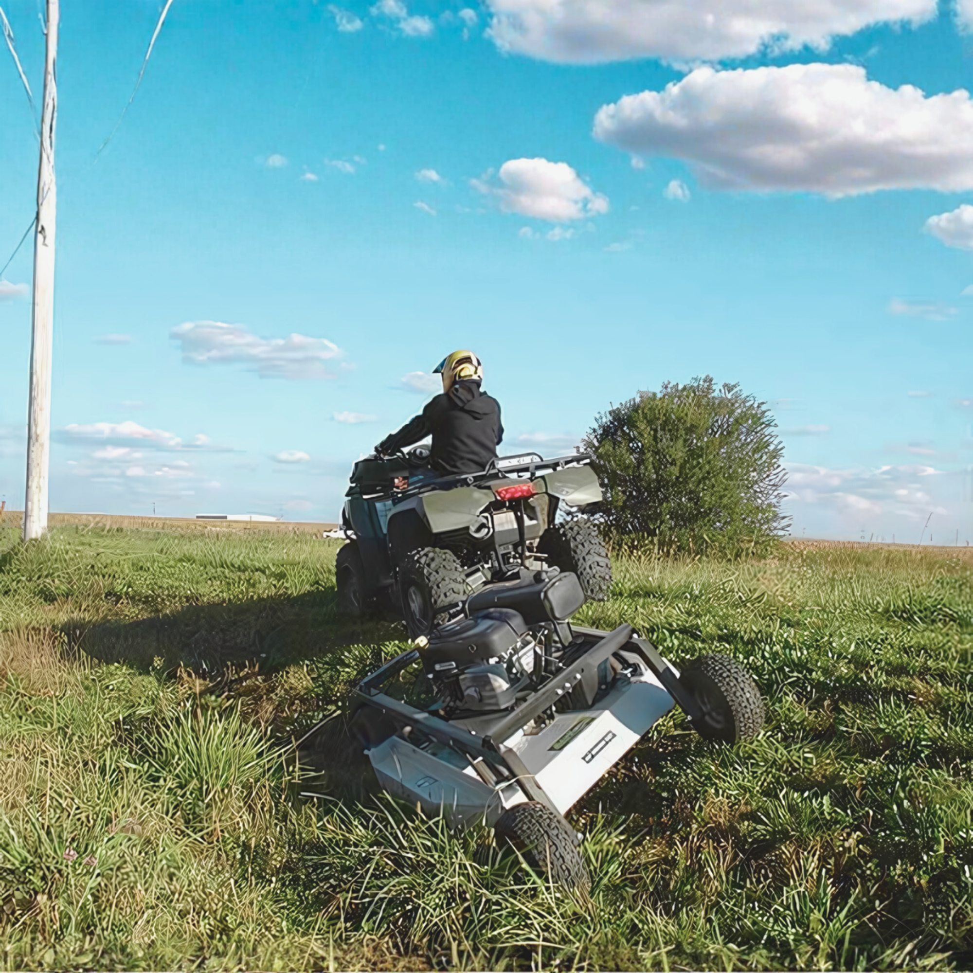 Finish Cut Mowers – Pull-Behind 40″ & 60″ AcrEase Models – Enviroquip